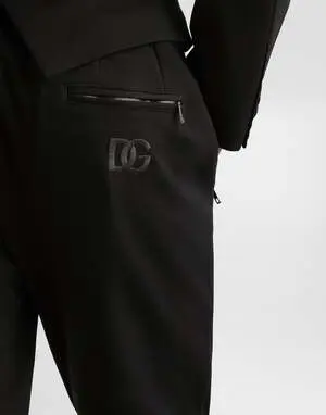 Dolce & Gabbana Jersey Jogging Pants With Dg Patch Pants And Shorts