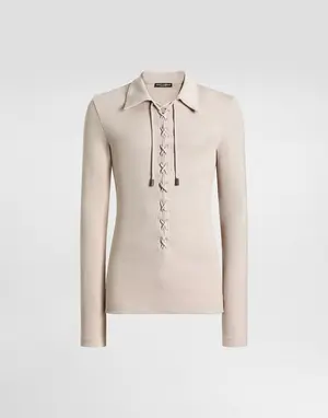 Dolce & Gabbana Cotton Interlock Polo T-shirt T-shirts And Polos - Beige