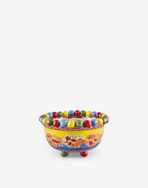 Dolce & Gabbana Large Decorative Bowl Decorative Boxes - Multicolor