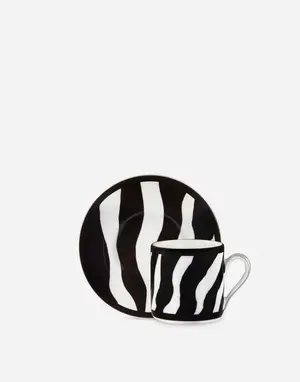 Dolce & Gabbana Porcelain Espresso Set Coffee Cups - Multicolor
