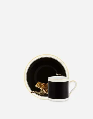 Dolce & Gabbana Porcelain Espresso Set Coffee Cups - Multicolor