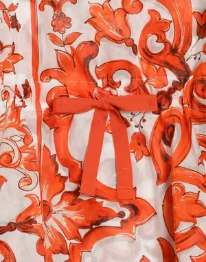 Dolce & Gabbana Majolica-print Batiste Kaftan Dresses
