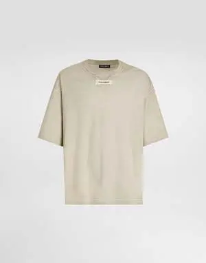 Dolce & Gabbana Cotton T-shirt T-shirts And Polos - Beige