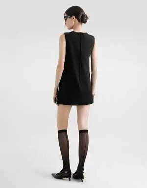 Dolce & Gabbana Short Wool Crepe A-line Dress