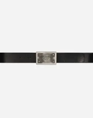 Dolce & Gabbana Leather Belt Belts Multi-colored Leather