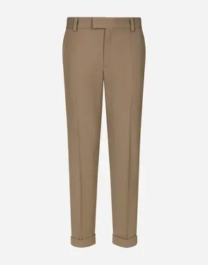 Dolce & Gabbana Tailored Gabardine Pants Pants And Shorts Gray - Grey