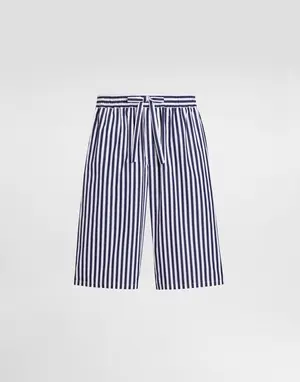 Dolce & Gabbana Striped Poplin Vanity Bermuda Shorts Pants And Shorts - Multicolor