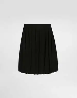 Dolce & Gabbana Pleated Chiffon Skirt