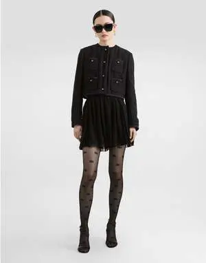 Dolce & Gabbana Pleated Chiffon Skirt