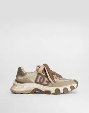 Dolce & Gabbana Dg Country Road Nylon And Leather Sneakers Sneakers - Multicolor