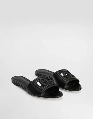 Dolce & Gabbana Ciabatta Flat Slides - Black