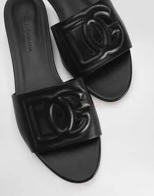 Dolce & Gabbana Ciabatta Flat Slides - Black
