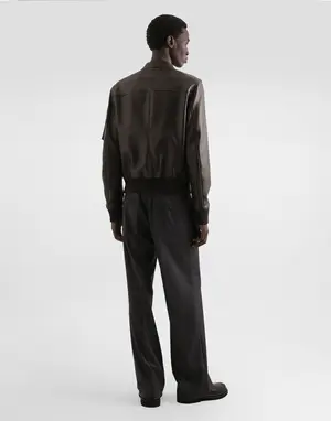 Dolce & Gabbana Plongé Lambskin Jacket Coats And Jackets