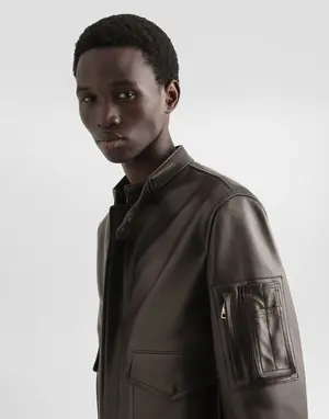 Dolce & Gabbana Plongé Lambskin Jacket Coats And Jackets