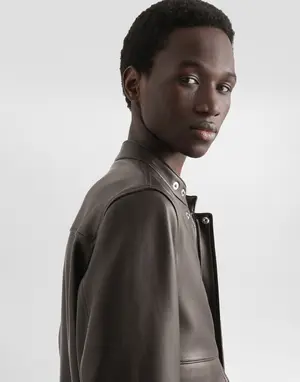 Dolce & Gabbana Plongé Lambskin Jacket Coats And Jackets