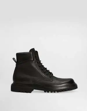 Dolce & Gabbana Calfskin Ankle Boots Boots And Ankle Boots - Black