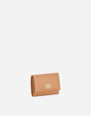 Dolce & Gabbana French Flap Wallet With Tag Wallets And Small Leather Goods Leather - Brown
