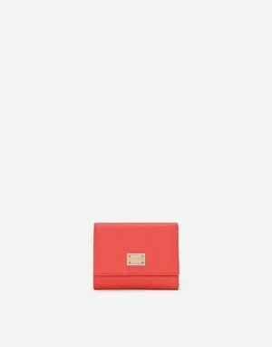 Dolce & Gabbana French Flap Wallet With Tag Wallets And Small Leather Goods Leather - Orange