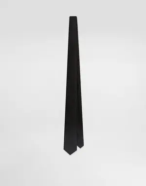 Dolce & Gabbana Satin Neck Tie - Black