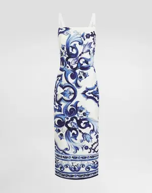 Dolce & Gabbana Majolica- Silk Dress - Print