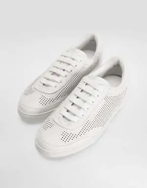 Dolce & Gabbana Perforated Calfskin Saint Tropez Sneakers Sneakers