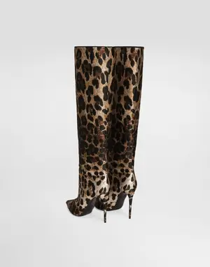 Dolce & Gabbana Leo Jacquard Boots