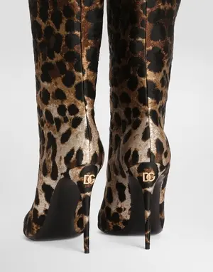 Dolce & Gabbana Leo Jacquard Boots
