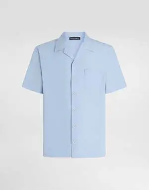 Dolce & Gabbana Hawaii Cotton Shirt Shirts - Azure