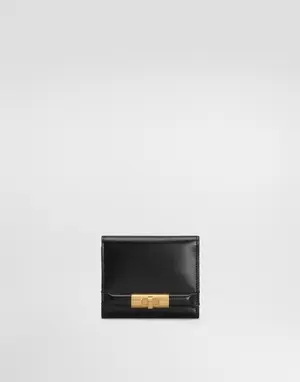 Dolce & Gabbana P.foglio French Flap Wallets And Small Leather Goods - Black