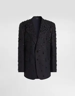 Dolce & Gabbana Single-breasted Embroidered Jacket Suits And Blazers Multi-colored - Multicolor