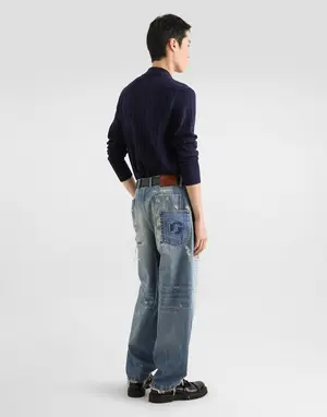 Dolce & Gabbana Openwork Cotton Cardigan Sweaters And Cardigans