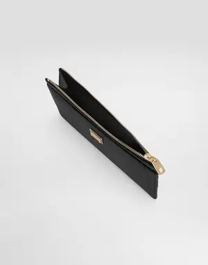 Dolce & Gabbana Iguana-print Leather Card Holder With Plate Wallets And Small Leather Goods Leather