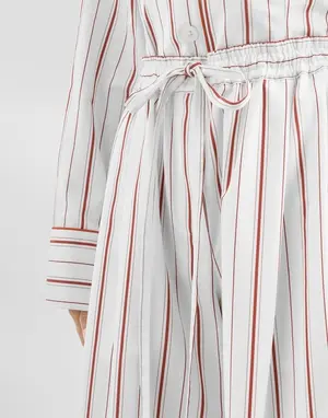 Dolce & Gabbana Striped Poplin Trousers