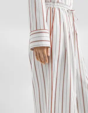 Dolce & Gabbana Striped Poplin Trousers
