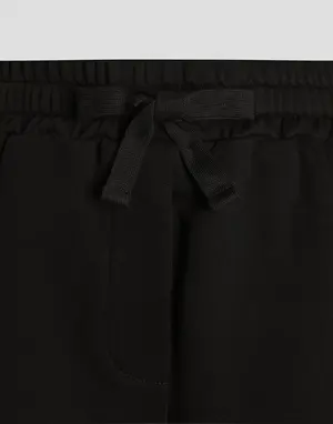 Dolce & Gabbana Fleece Shorts With Dg Embroidery