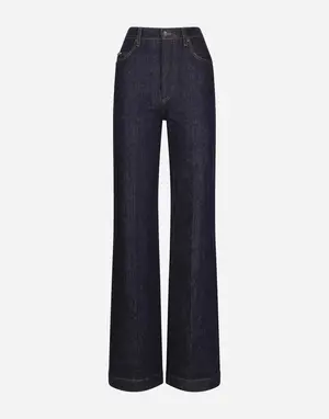 Dolce & Gabbana Flared Denim Jeans Denim And Jeans Multi-colored - Blue