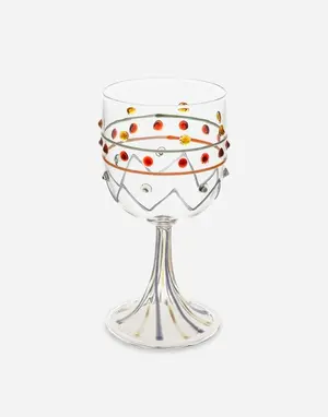 Dolce & Gabbana White Wine Glass Wine Glasses - Multicolor