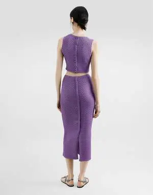 Dolce & Gabbana Crochet Midi Skirt