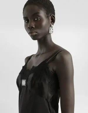 Dolce & Gabbana Stretch Satin Slip Dress