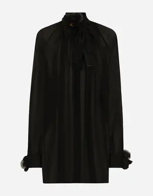 Dolce & Gabbana Camicia Shirts And Tops Silk - Black