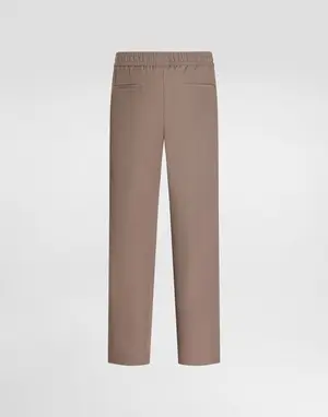 Dolce & Gabbana Wool Poplin Jogging Trousers