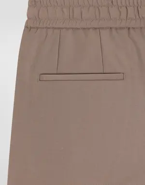 Dolce & Gabbana Wool Poplin Jogging Trousers