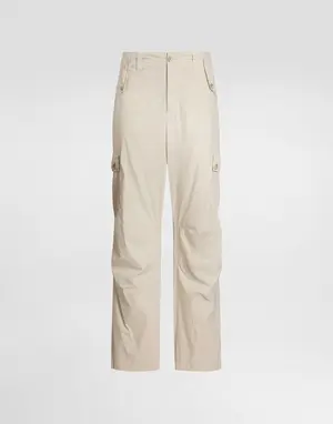 Dolce & Gabbana Poplin Trousers Pants And Shorts - Beige