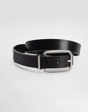 Dolce & Gabbana Calfskin Belt Belts - Black