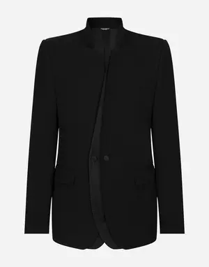 Dolce & Gabbana Single-breasted Wool Jacket Wool - Black