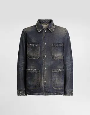 Dolce & Gabbana Denim Jacket Denim Multi-colored - Multicolor