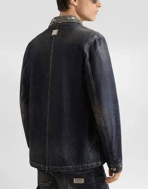 Dolce & Gabbana Denim Jacket Denim Multi-colored