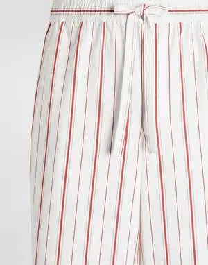 Dolce & Gabbana Striped Poplin Trousers