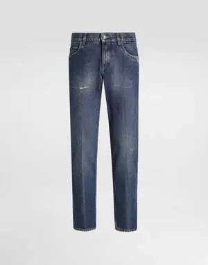 Dolce & Gabbana Regular Cotton Jeans Denim Multi-colored - Multicolor