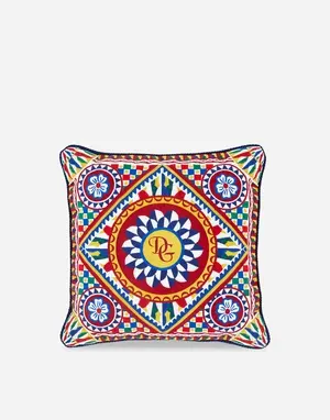 Dolce & Gabbana Embroidered Cushion Medium Special Cushions - Multicolor